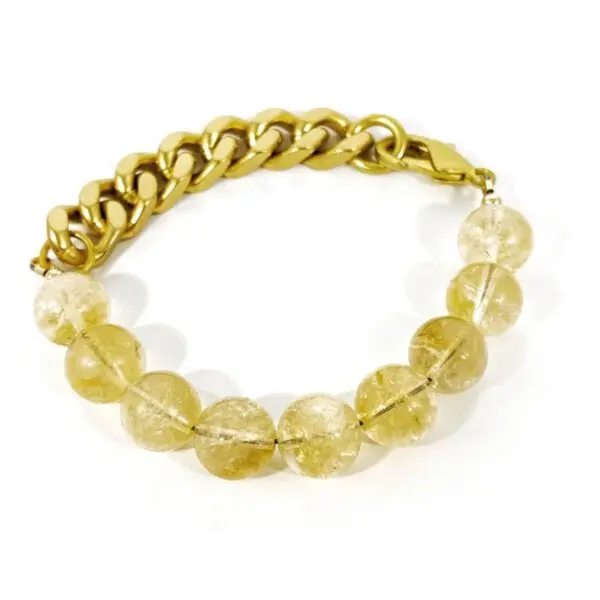 RACHEL NATHAN Remix: Citrine Bracelet - Yellow