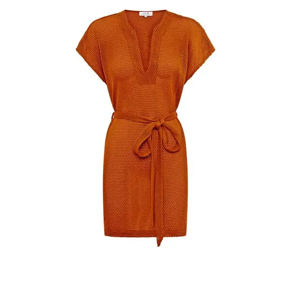 ARMS OF EVE Como Dress Apricot - Orange