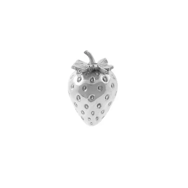 LEE RENEE Strawberry Lapel Pin – Sterling - Silver