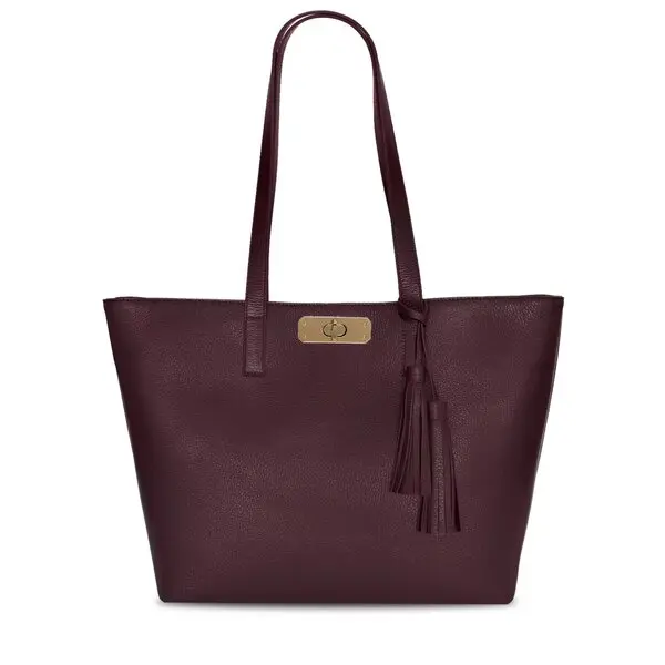 APATCHY LONDON The Kate Burgundy Leather Bag - Red