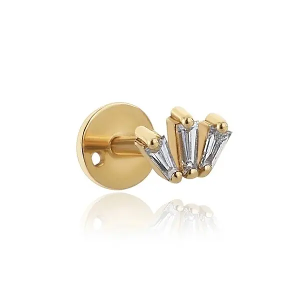 REIS JEWELLERY Trio Trapeeze Piercing - Gold