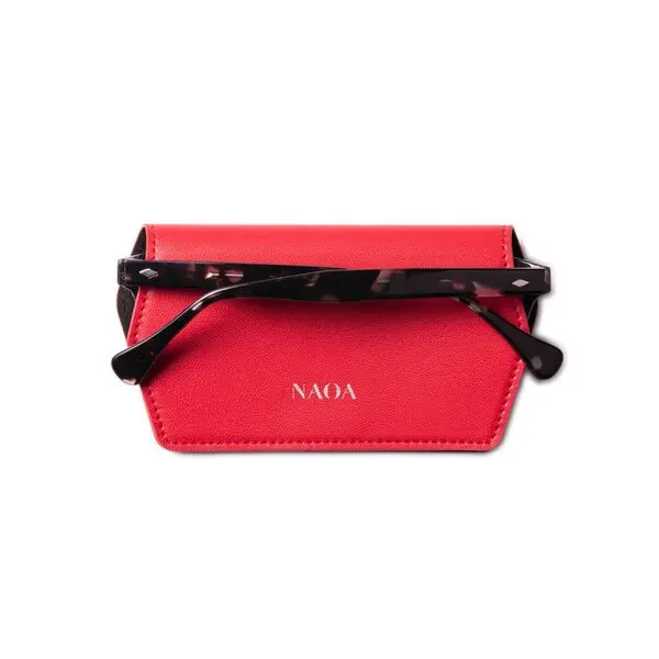 NAOA Slim Glasses Case - Red