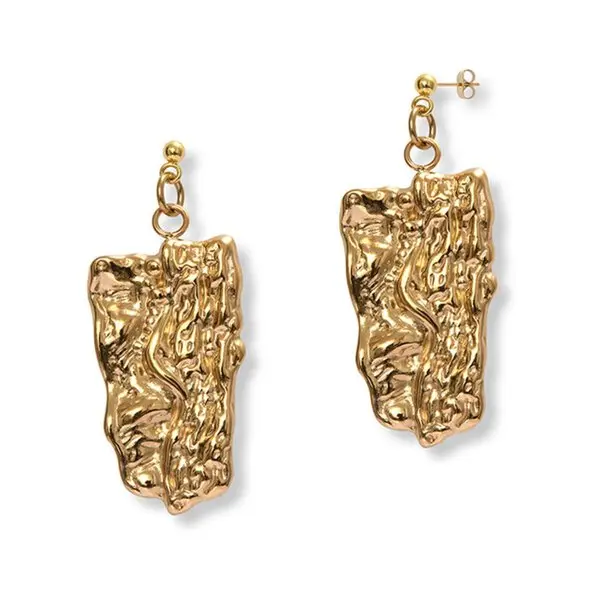 A WEATHERED PENNY Aster Studs - Gold