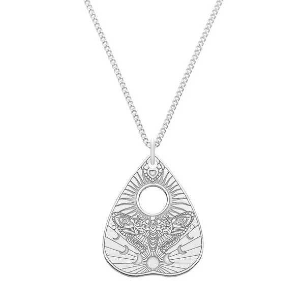 CARTERGORE Medium Sterling Moth Planchette - Silver