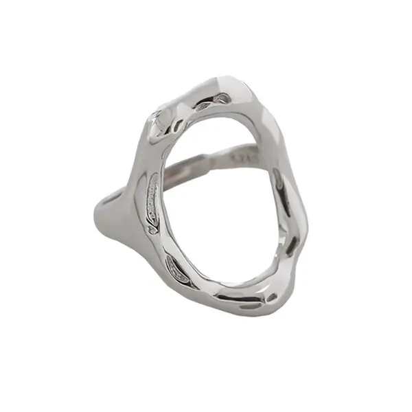 JANUS EDINBURGH Sterling Tay Circular Ring - Silver
