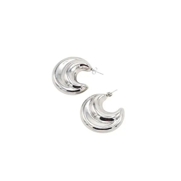 SITA NEVADO Moon Earrings - Silver