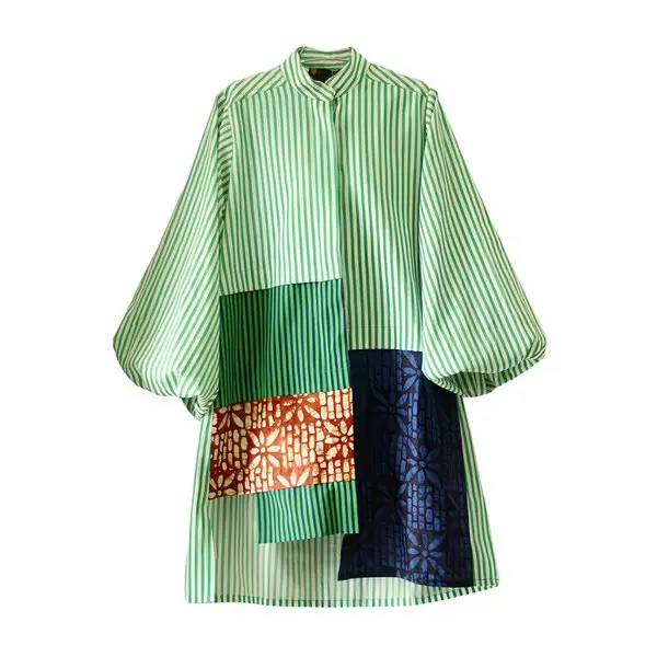 XCLAMATIONS UK Shero Tunic And White Stripes - Green
