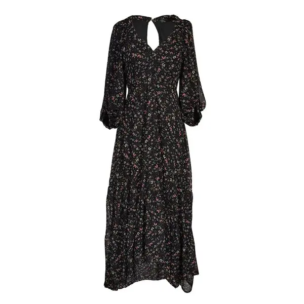 JENNAFER GRACE Night Blossom Vixen Maxi Dress - Black