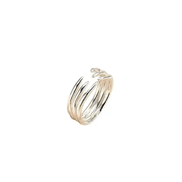 POSH TOTTY DESIGNS Talon Open Ring - Silver
