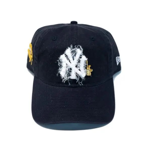 C.A.N.V.A.S Escape From N Y Dad Hat W/ Gold Lips - Blue