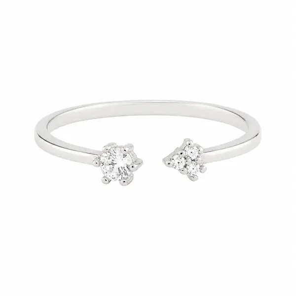 ESTERAH Open Adjustable Ring In Sterling - Silver