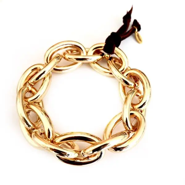 Persia Donà Jewelry Chunky Oval Link Chain Bracelet - Silver