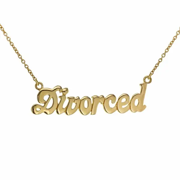 TRUE ROCKS 18kt Yellow Plated Divorced Necklace - Gold