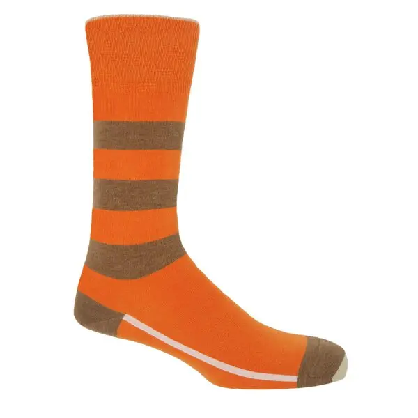 PEPER HAROW - MADE IN ENGLAND Equilibrium Organic Socks - Orange