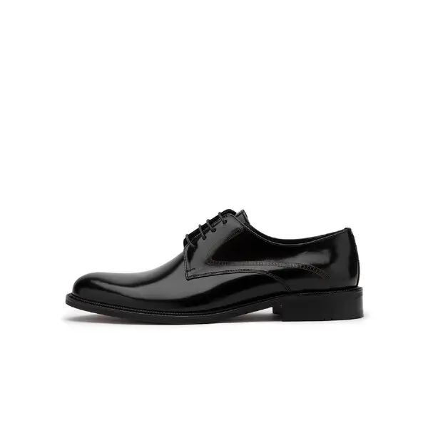 ILVI Ove Florentic Leather Derby Shoe - Black