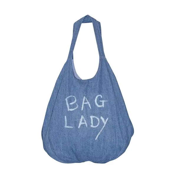 LOVE AND NOSTALGIA Bag Lady Denim Bag - Blue