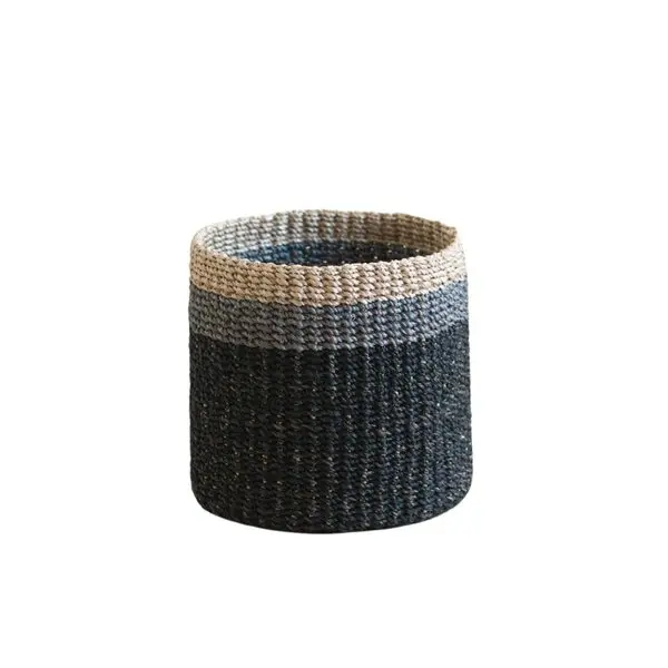 Likhâ Tabletop Mini Basket Handwoven Baskets - Black