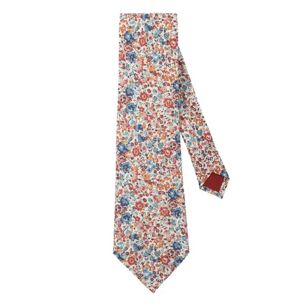 LE COLONEL Brick Emma Liberty Tie - Red