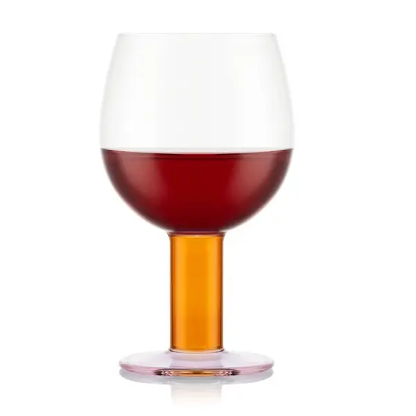 BODUM Chunky Moma Wine Glasses - Red