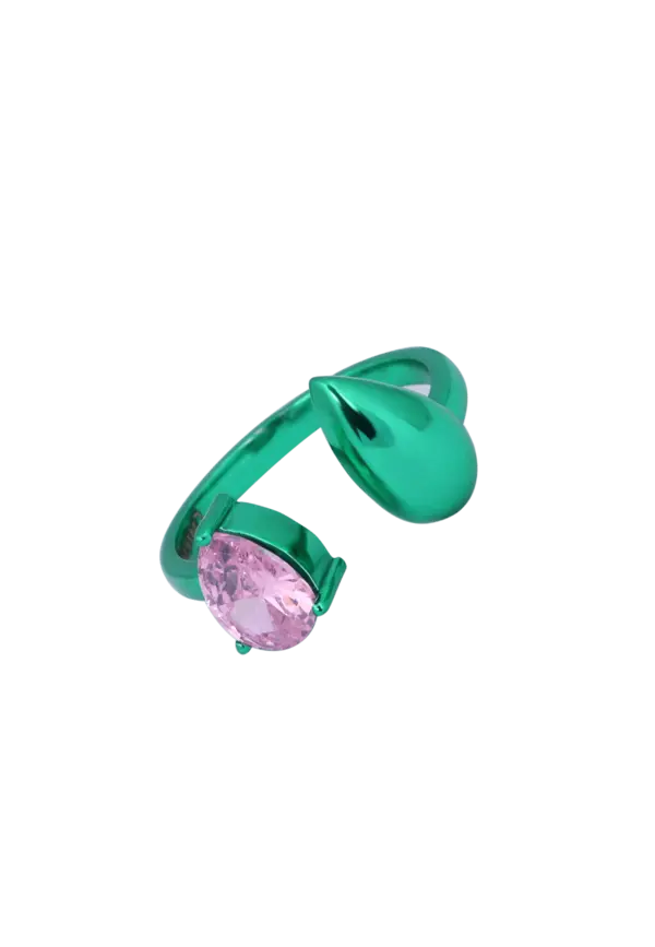 LAVANI JEWELS Kusanagi Ring - Green