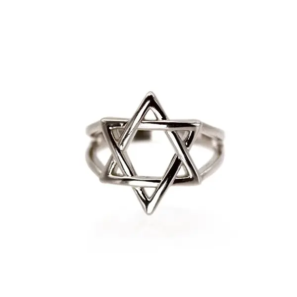 VICSTONENYC FINE JEWELRY Six Pointed Star Ring - Silver