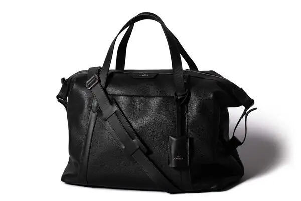 HARBER LONDON Leather Overnight Bag