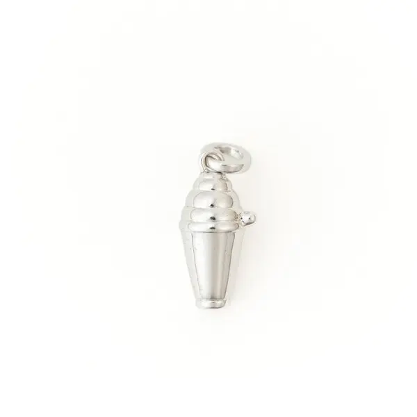 BELINDA JEWELZ Shaker Bottle Charm - Silver