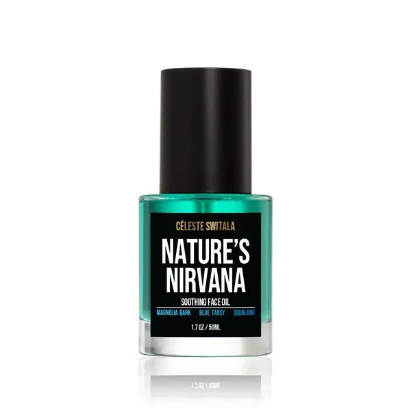 CÉLESTE SWITALA Nature's Nirvana Soothing Face Oil 1.7 Oz / 50ml - Blue
