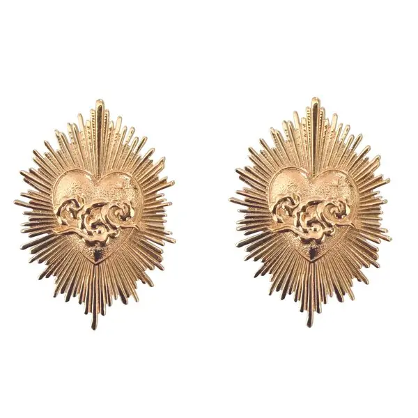 IN CAUDA VENENUM Vayu Earrings - Gold