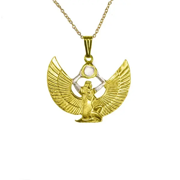 SIMON KEMP JEWELLERS Isis Pendant Eighteen Carat On Solid Sterling Silver - Gold