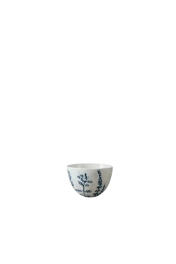 Botanical Boys Blue / White Cobalt Blue Fynbos Bowl Eight - Blue/white