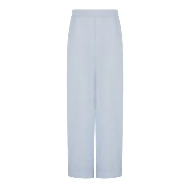 THE SUMMER EDIT Jasmin Linen Trouser Ice - Blue