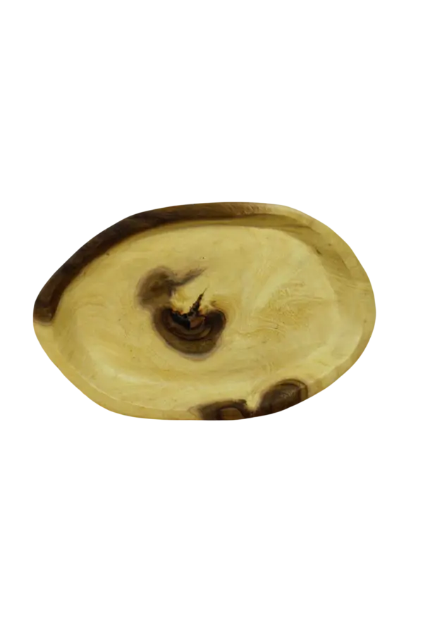 Botanical Boys Handmade Wooden Bowl Two Four One Thirteen - Brown