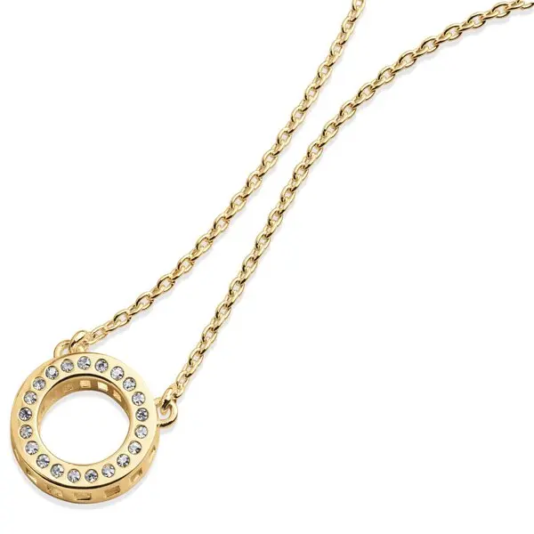 LUCY QUARTERMAINE Halo Pendant In Vermeil - Gold