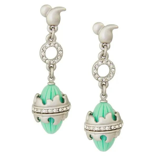 Saachi Cage Dangle Earring - Green