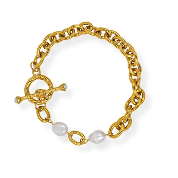 MARTINA ROZENBERG SMIRA JEWELRY Ondaluz Alchemist Chain Bracelet - Gold