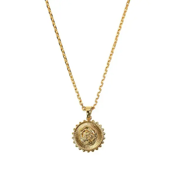 MISS CECILIA The Rose Necklace - Gold
