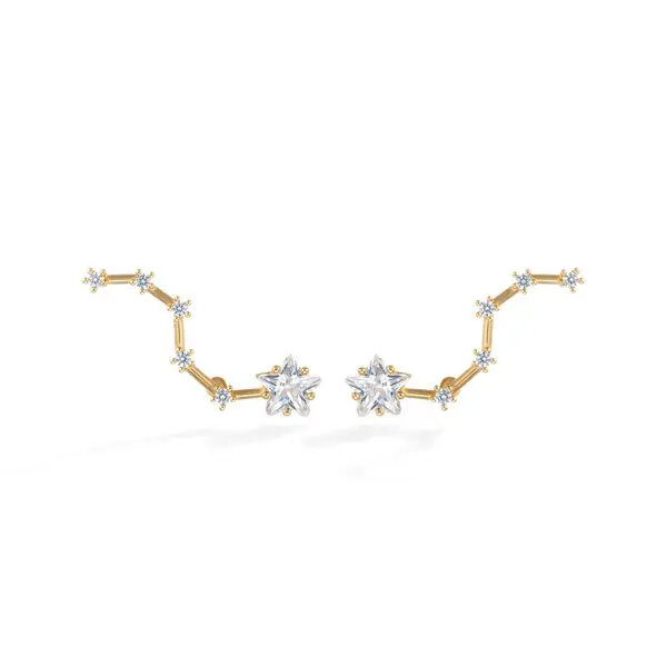 SHABELLA NYC Constellation Earrings - Gold