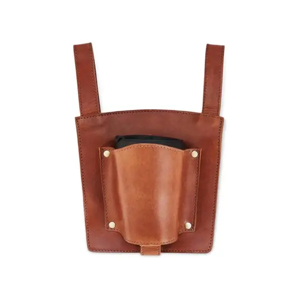 VIDA VIDA Leather Bike Coffee Cup Holder Tan - Brown