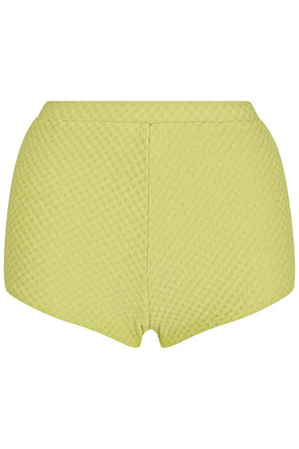 FLOATING SWIM Katakolon Short Avocado Mosaic Terry - Green