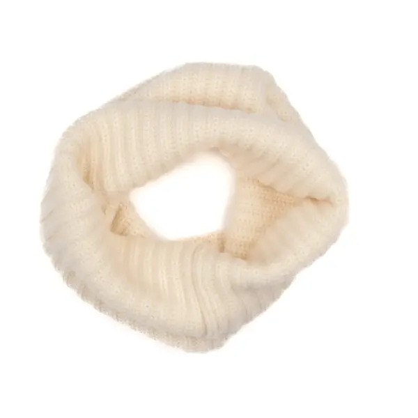 BEL CASHMERE Cashmere Snood Ivory - White