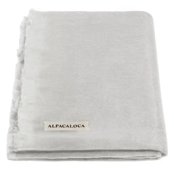 ALPACA LOCA Scarf/shawl Light Alpaca Wool - Grey