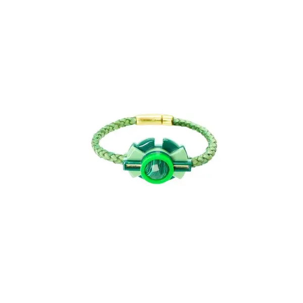 GISSA BICALHO Acrylic Handmade Bracelet Oca Pale - Green