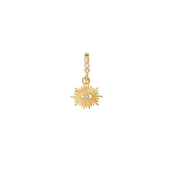 ALEXIE OF ATHENS Mini Starlight Eye Charm - Gold