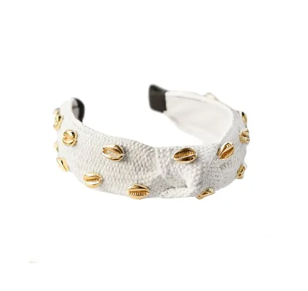 ADRIANA PAPPAS DESIGNS Shell Confetti Headband - White