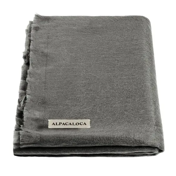 ALPACA LOCA Slim Scarf Dark - Grey