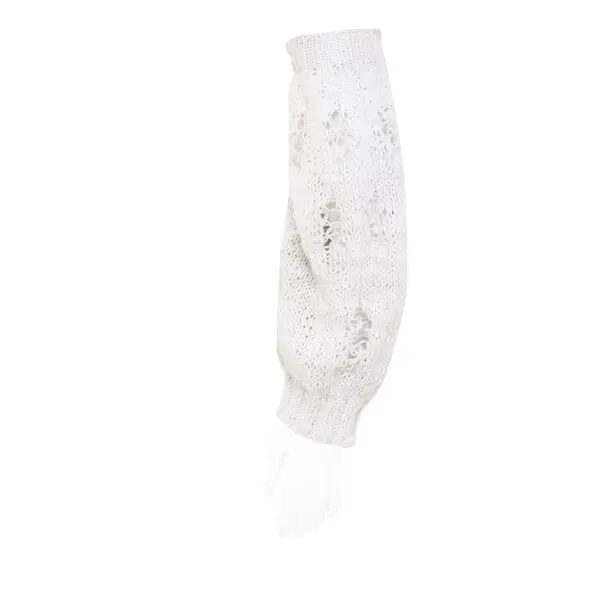 PALOMA LIRA Knitted Warmers - White