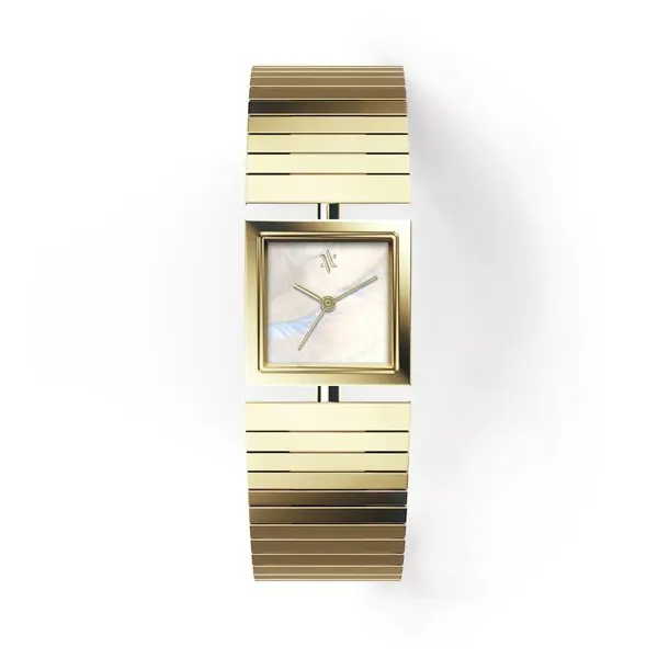 VANNA Linea Pearl Watch Gold - White