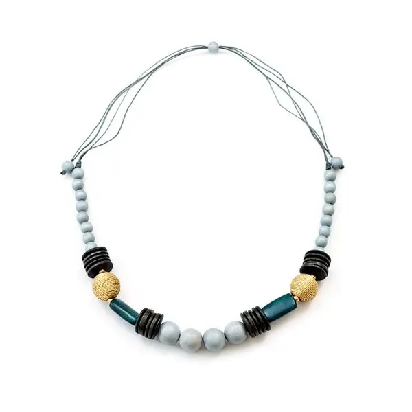 Likhâ Bombon Statet Necklace - Grey
