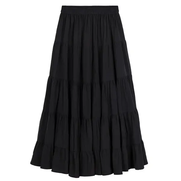BEL CASHMERE Colette Silk Skirt - Black